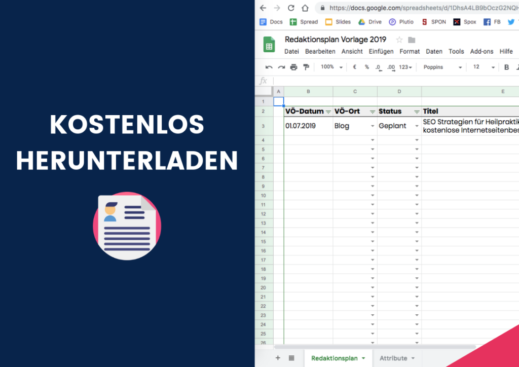 Redaktionsplan erstellen leichtgemacht (inkl. Vorlage)