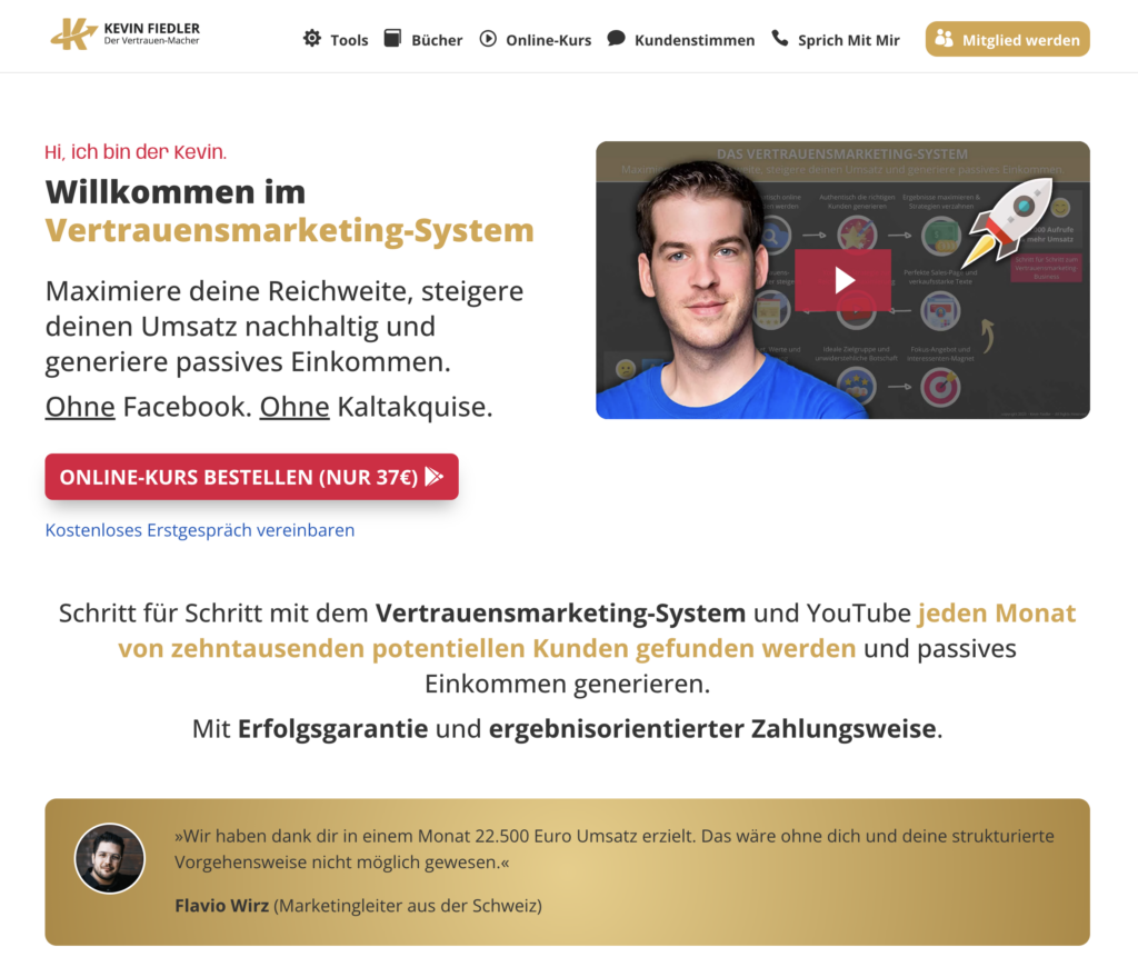 Das neue Design der Website ist LIVE! - Kevin Fiedler